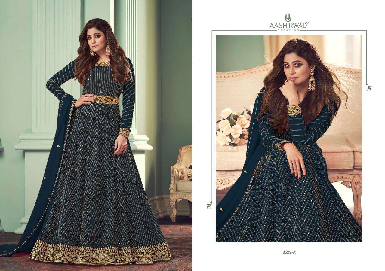 ALIZZA GOLD BY AASHIRWAD CREATION 8529-A TO 8529-E SERIES BEAUTIFUL ...
