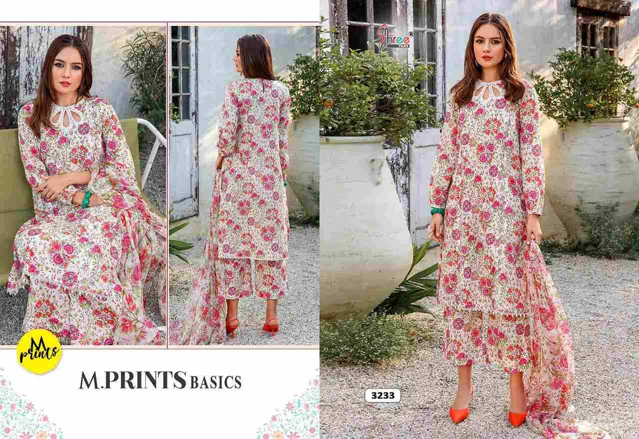 M.PRINTS BASICS BY SHREE FABS 3233 TO 3238 SERIES BEAUTIFUL PAKISTANI ...