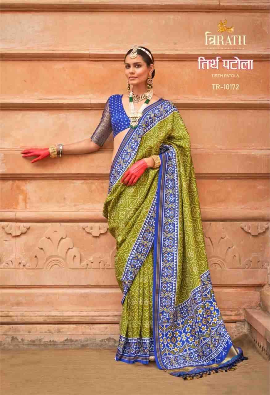 TIRTH PATOLA BY TRIRATH 10172 TO 10180 SERIES INDIAN TRADITIONAL WEAR ...