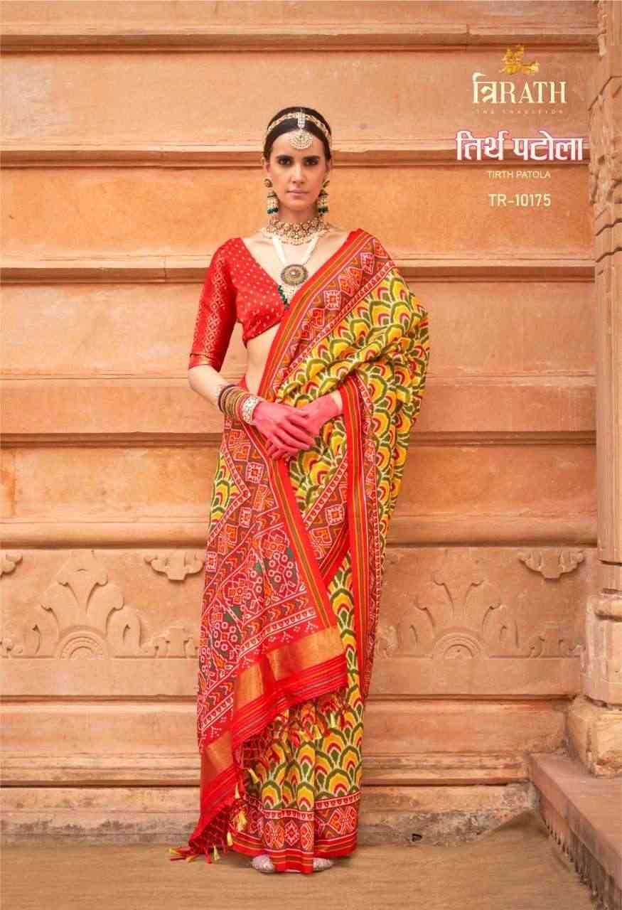 TIRTH PATOLA BY TRIRATH 10172 TO 10180 SERIES INDIAN TRADITIONAL WEAR ...