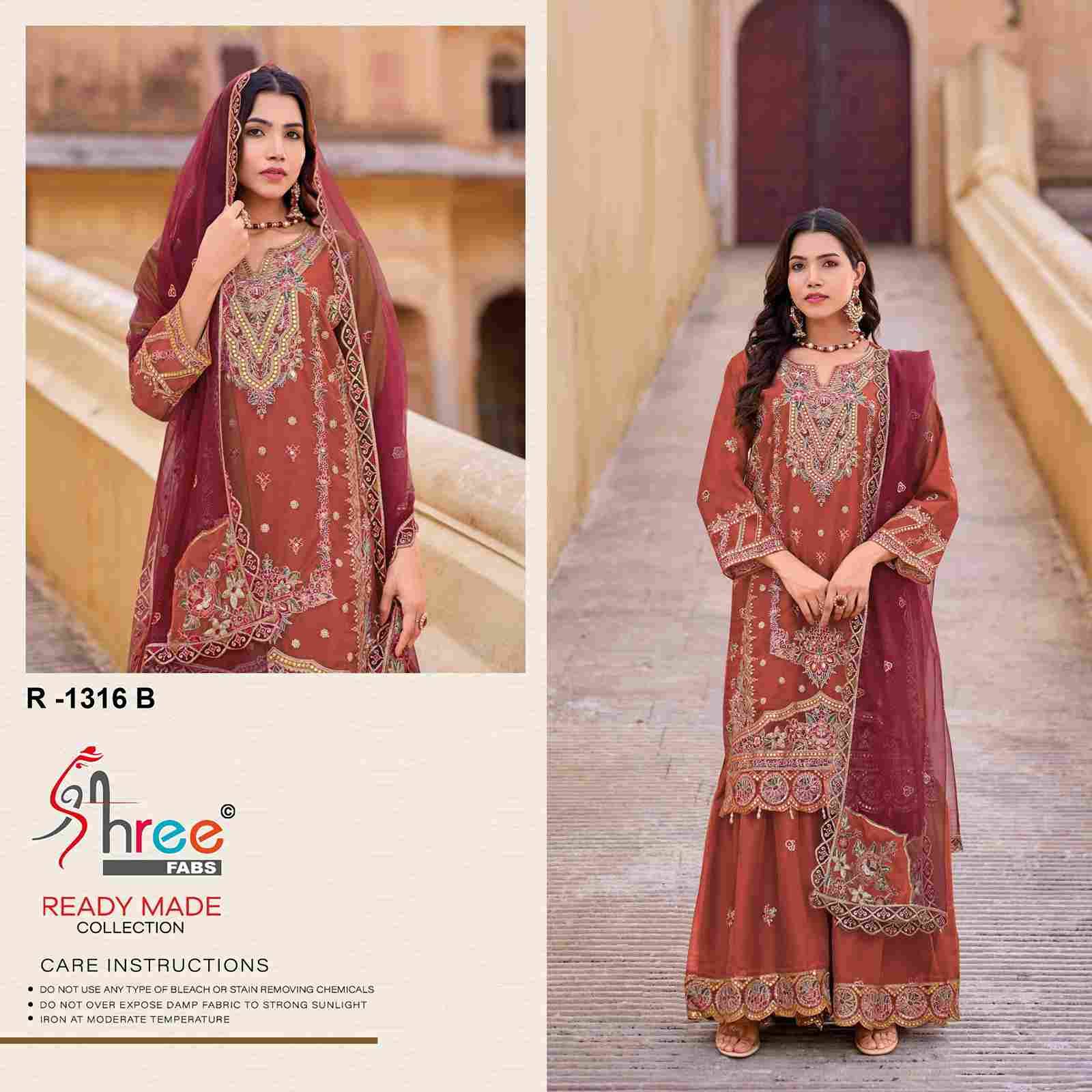 SHREE FABS HIT DESIGN R-1316 COLOURS BY SHREE FABS R-1316-A TO R-1316-D SERIES PAKISTANI SUITS ...