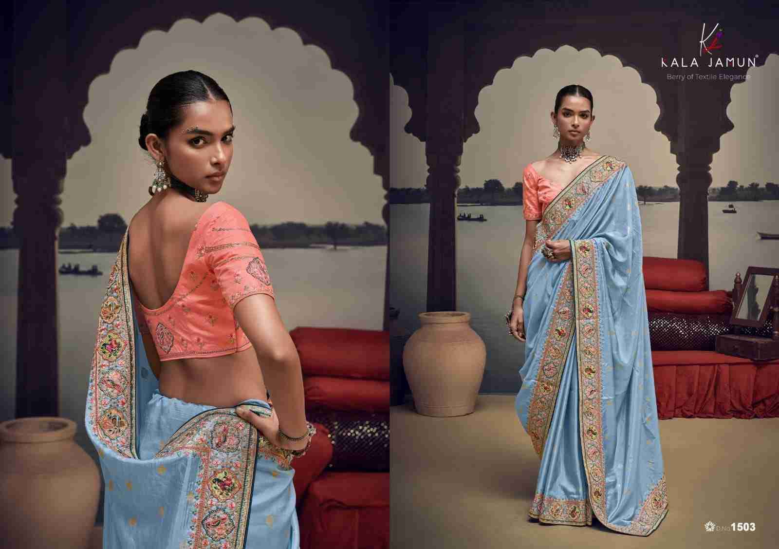 KARIGIRI BY KALA JAMUN 1501 TO 1509 SERIES INDIAN TRADITIONAL WEAR COLLECTION BEAUTIFUL STYLISH ...