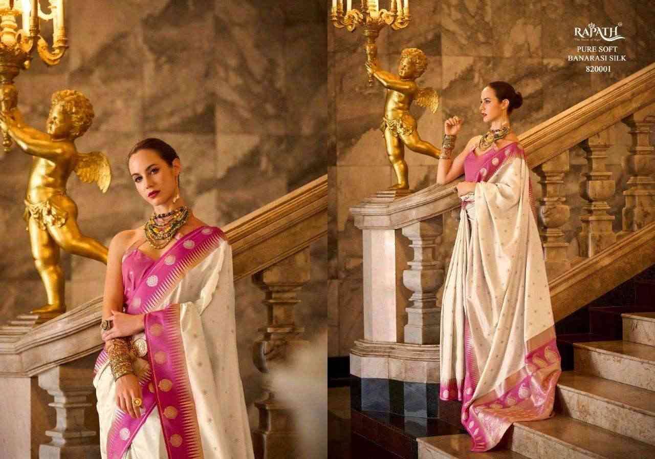 CHERRY SILK BY RAJPATH 820001 TO 820008 SERIES INDIAN TRADITIONAL WEAR COLLECTION BEAUTIFUL ...