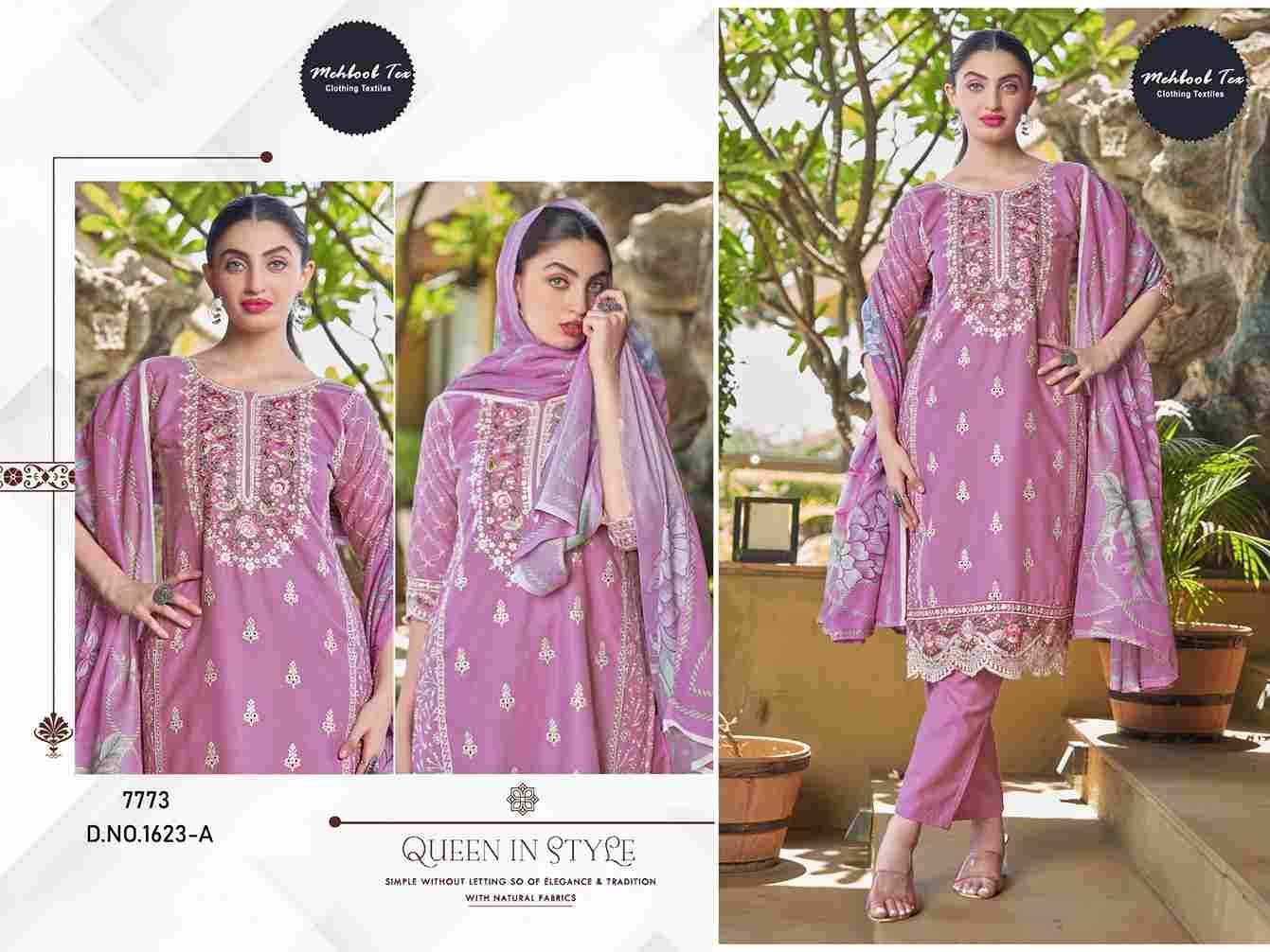 MEHBOOB TEX HIT DESIGN 1623 COLOURS BY MEHBOOB TEX 1623-A TO 1623-B ...