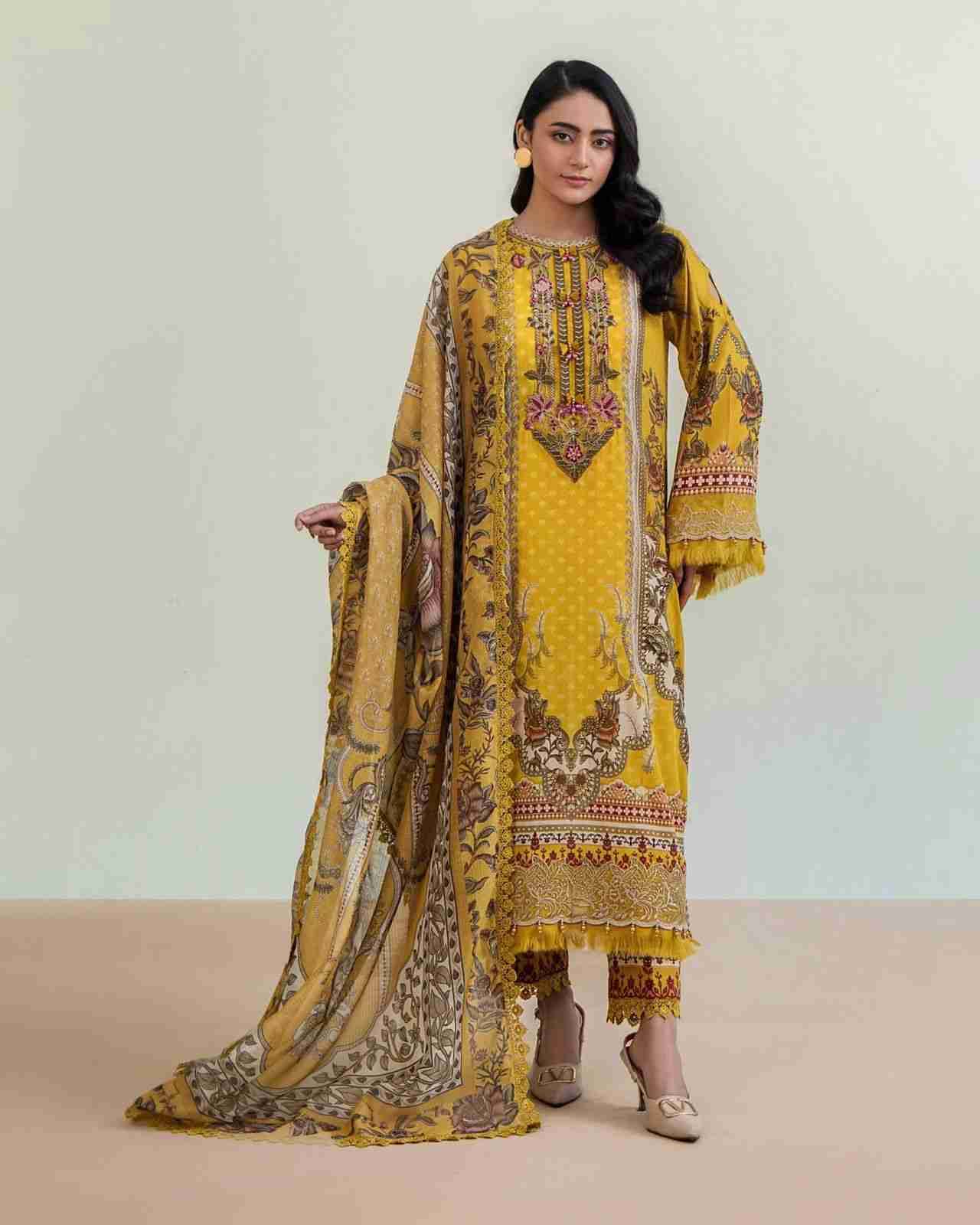 ORIGINAL PAKISTANI ADANS LIBAS LAWN PRINT-2025 VOL-1 BY FASHID ...