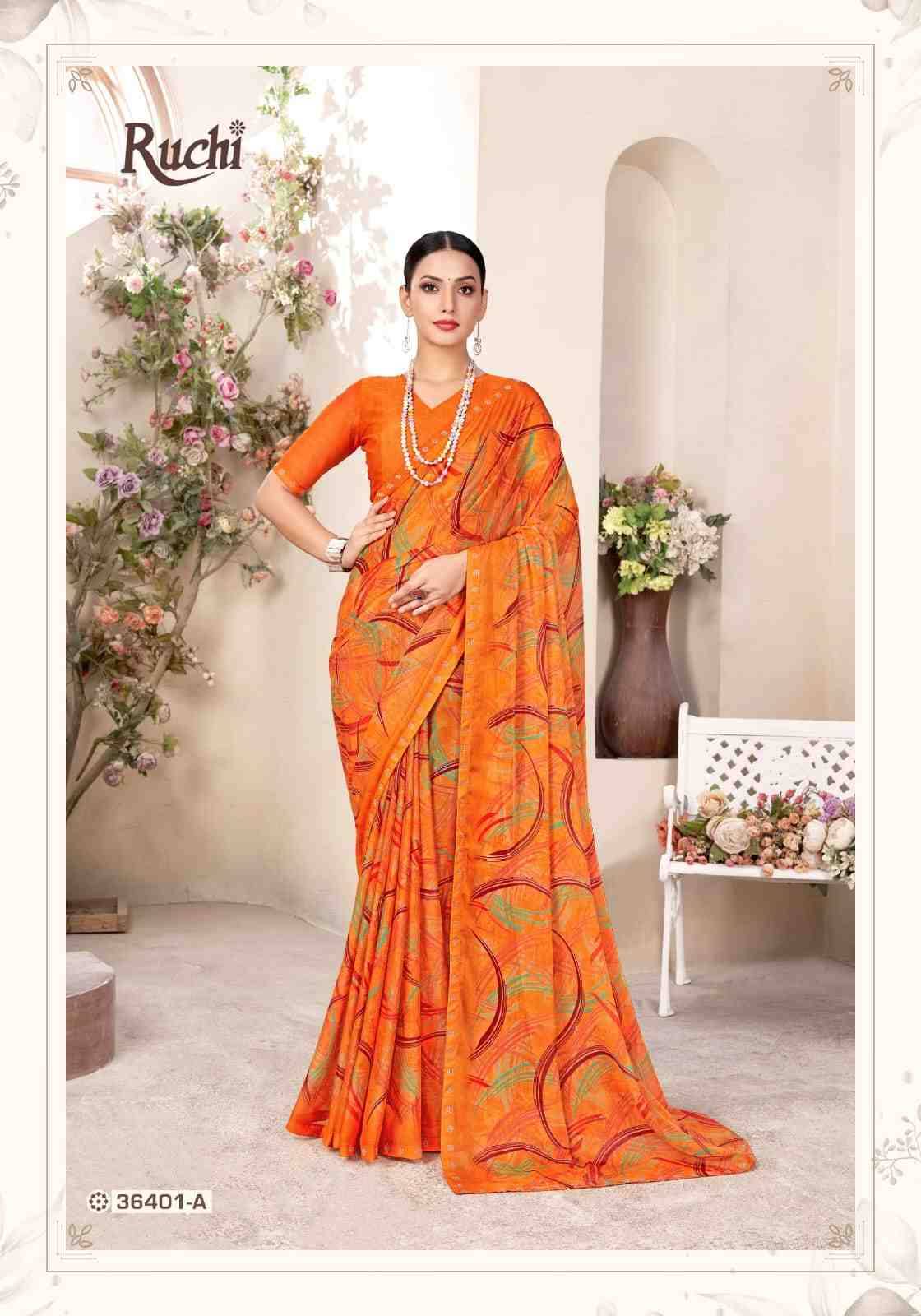 VANILLA VOL-13 BY RUCHI SAREES 38401-A TO 38403-D SERIES INDIAN ...
