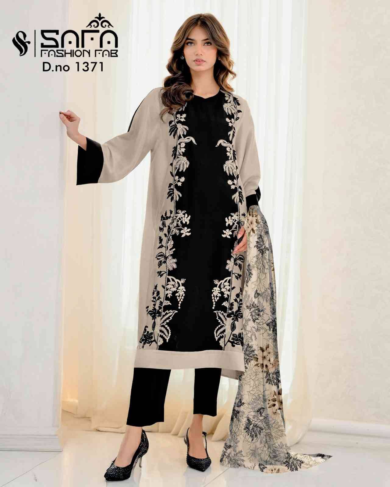 SAFA HIT DESIGN 1371 BY SAFA FASHION BEAUTIFUL PAKISTANI SUITS COLORFUL ...